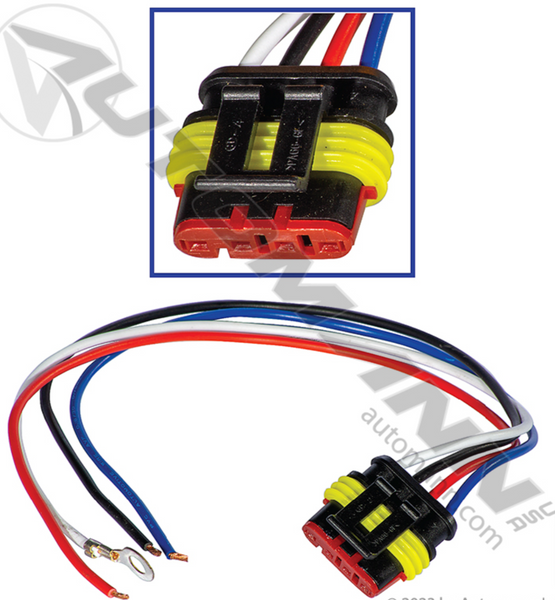 571.PT159 - Pigtail 4 Wire Weathertight | Nick's Truck Parts