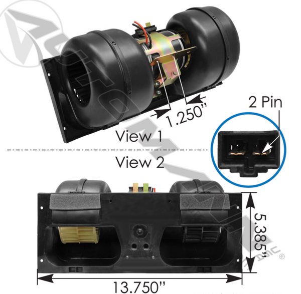 830.21225BE - Blower HVAC Volvo Behr | Nick's Truck Parts