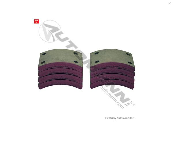 140.4228FXX.35 - Brake Lining Transit Double Oversize | Nick's Truck Parts