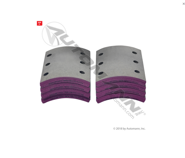 140.4592AX.35- Brake Lining Transit Single Oversize – Nick's Truck Parts