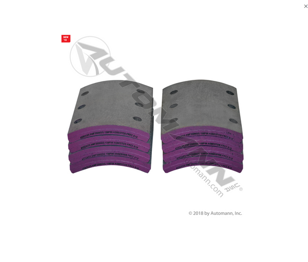140.4592AXX.35 - Brake Lining Transit Double Oversize | Nick's Truck Parts