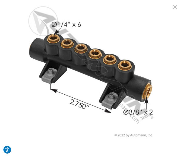 170.1030 - Air Manifold Freightliner | Nick's Truck Parts