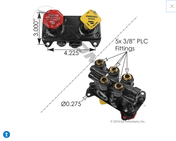 170.BW800257 - Original Equipment Bendix MV3 Dash Control Module | Nick ...