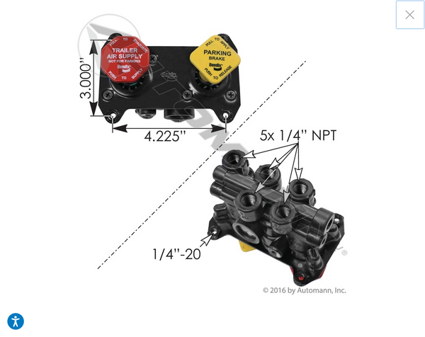 170.BW800259- Original Equipment Bendix MV3 Dash Control Module | Nick ...