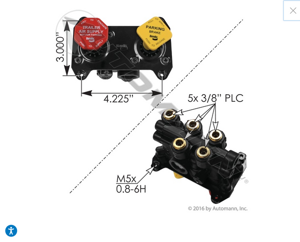 170.BW800260 - Original Equipment Bendix MV3 Dash Control Module | Nick ...