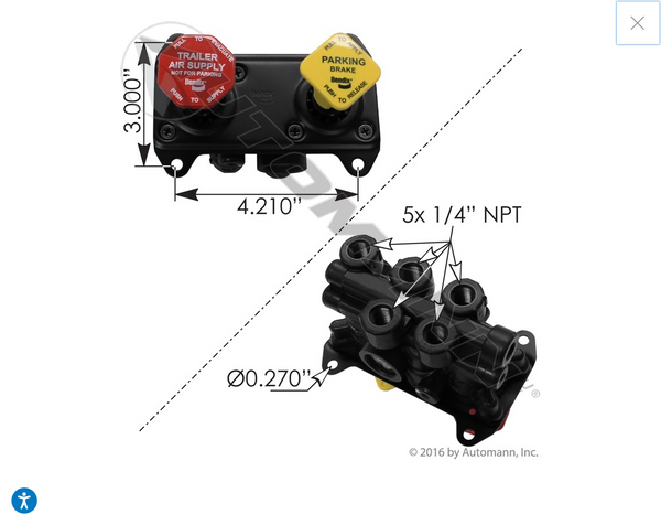 170.BW800516- Original Equipment Bendix MV3 Dash Control Module | Nick ...