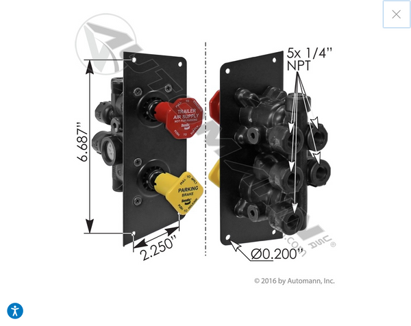 170.BW800529 - Original Equipment Bendix MV3 Dash Control Module | Nick ...