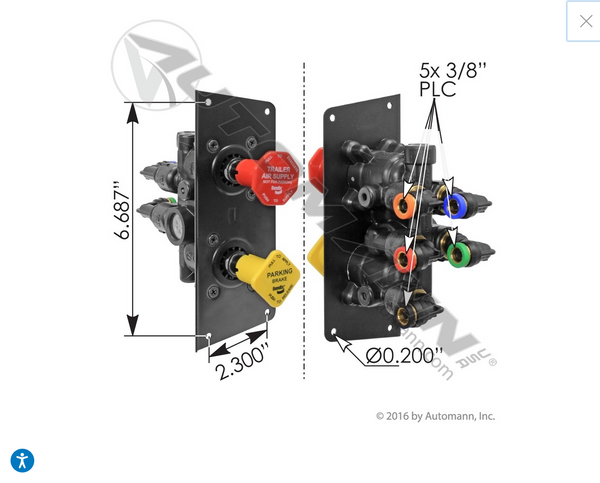 170.BW801631- Original Equipment Bendix MV3 Dash Control Module | Nick ...