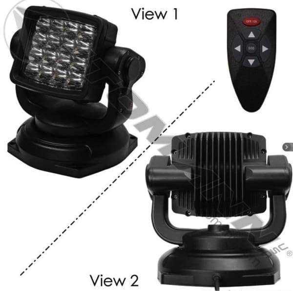 571.LD965WL16RC-Work Lamp LED Remote Control | Nick's Truck Parts