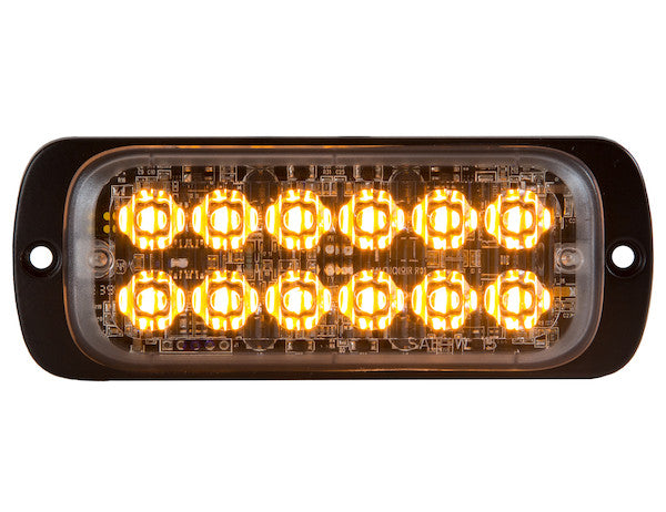 8892600 -Buyers- Thin Dual Row 4.5 Inch Amber LED Strobe Light | Nick's ...