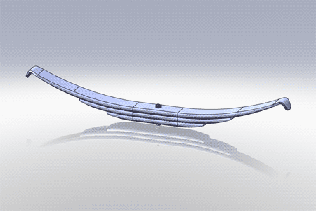 TRA-2727HD - 4 Leaf Heavy Duty Trailer Spring | Nick's Truck Parts