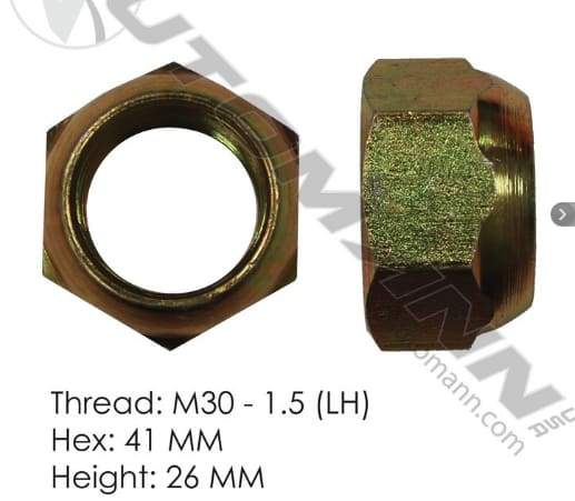 E-10254L-Disc Wheel Nut (Metric) | Nick's Truck Parts